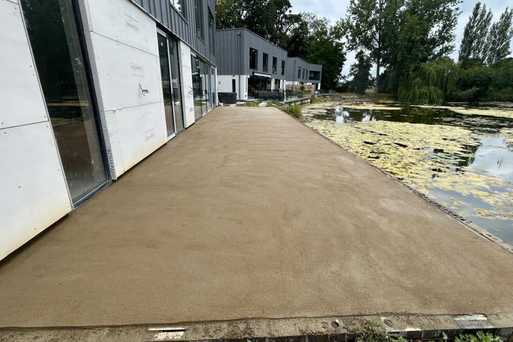Polymer floor screed near Daventry, Northants